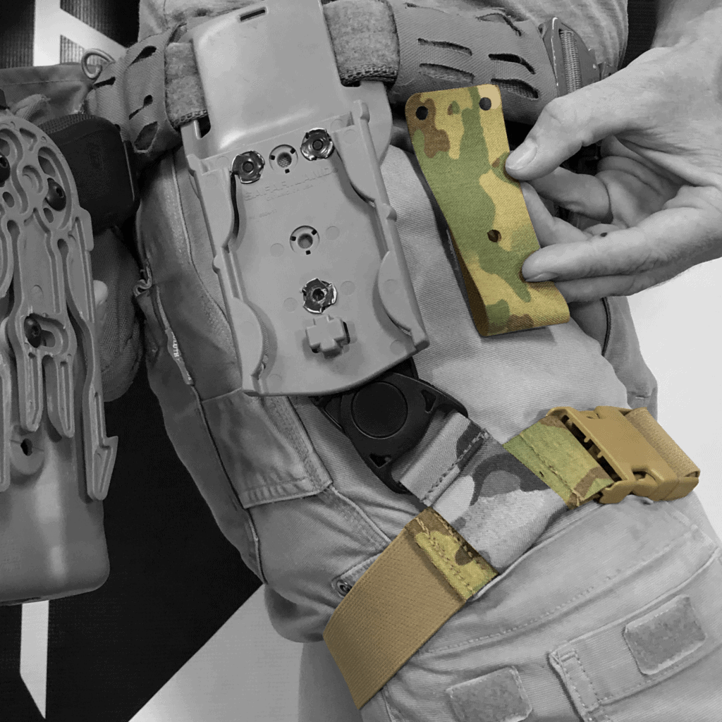 SAFARILAND HOLSTER SINGLE LEG STRAP And ADAPTER | Arbor Arms USA
